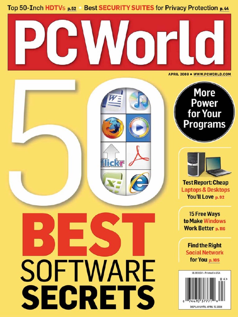 PC World April 2008 - PC World | PDF