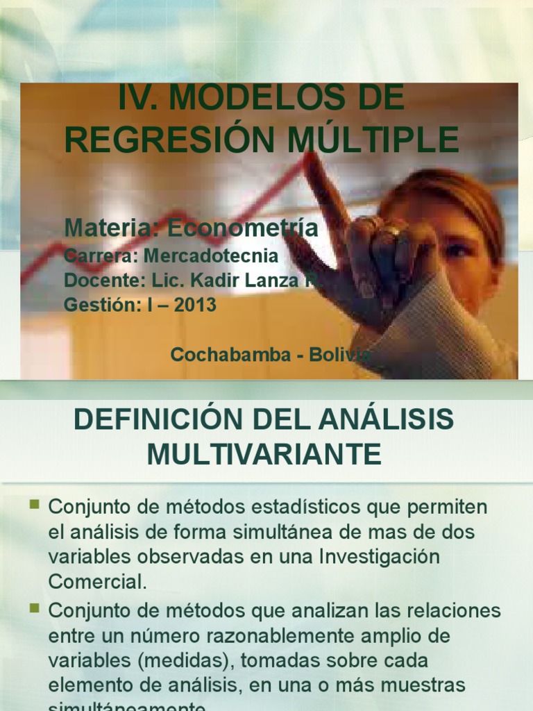 Modelos de Regresión Múltiple - I - 2013 | PDF | Análisis de regresión ...