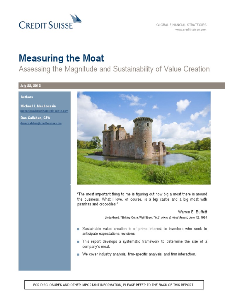 Measuring The Moat PDF | Download Free PDF | Strategic Management ...