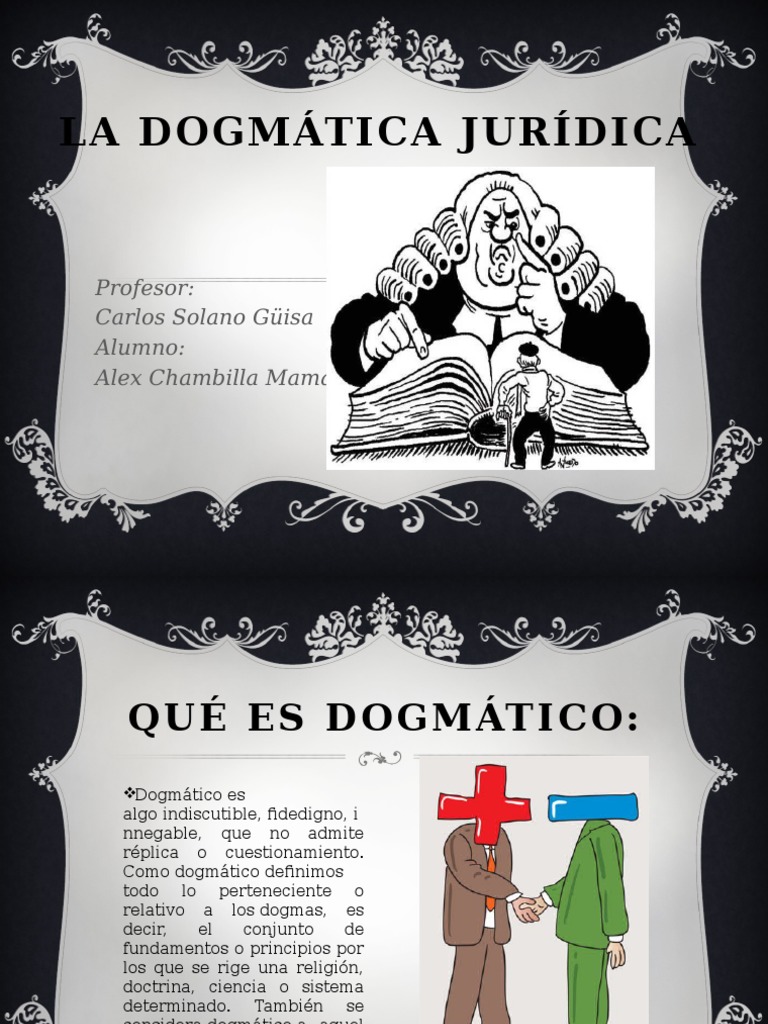 La Dogmática Jurídica | Dogma | Teoría
