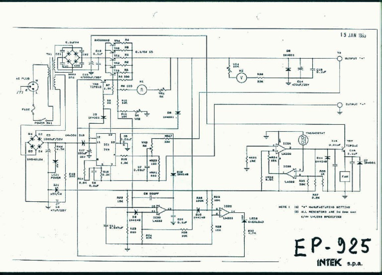 EP 925 Schematic | PDF