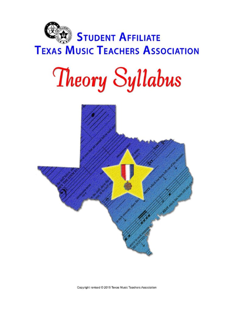 2016-2017 Theory Syllabus | PDF | Clef | Chord (Music)