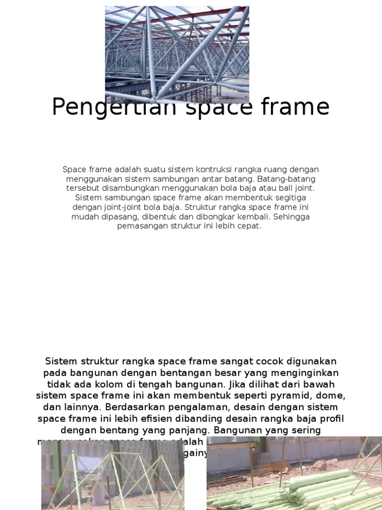 Pengertian Space Frame | PDF