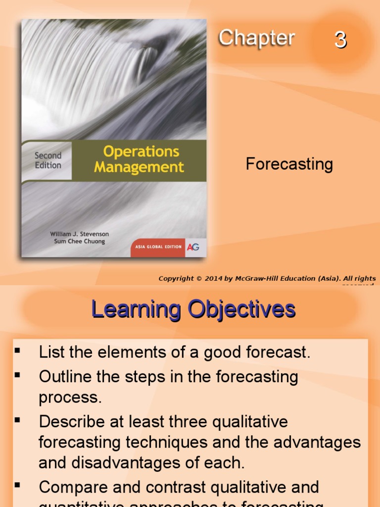 Operations Management chapter 3 - Forecasting | Forecasting | Errors And Residuals