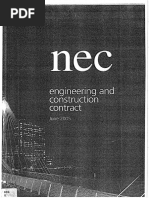 NEC3 Engineering and Construction Contract | PDF