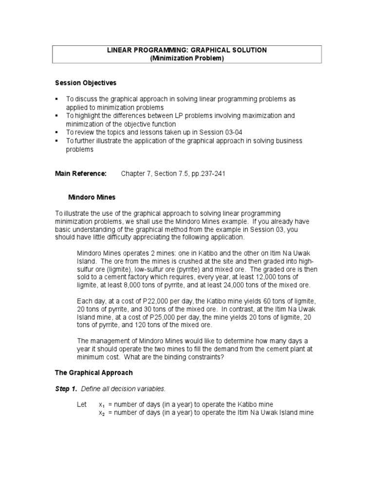 Lesson 2 | PDF | Linear Programming | Oil Refinery