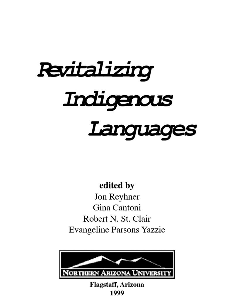 Revitalizing Indigenous Languages | PDF | Teachers | Native Americans ...