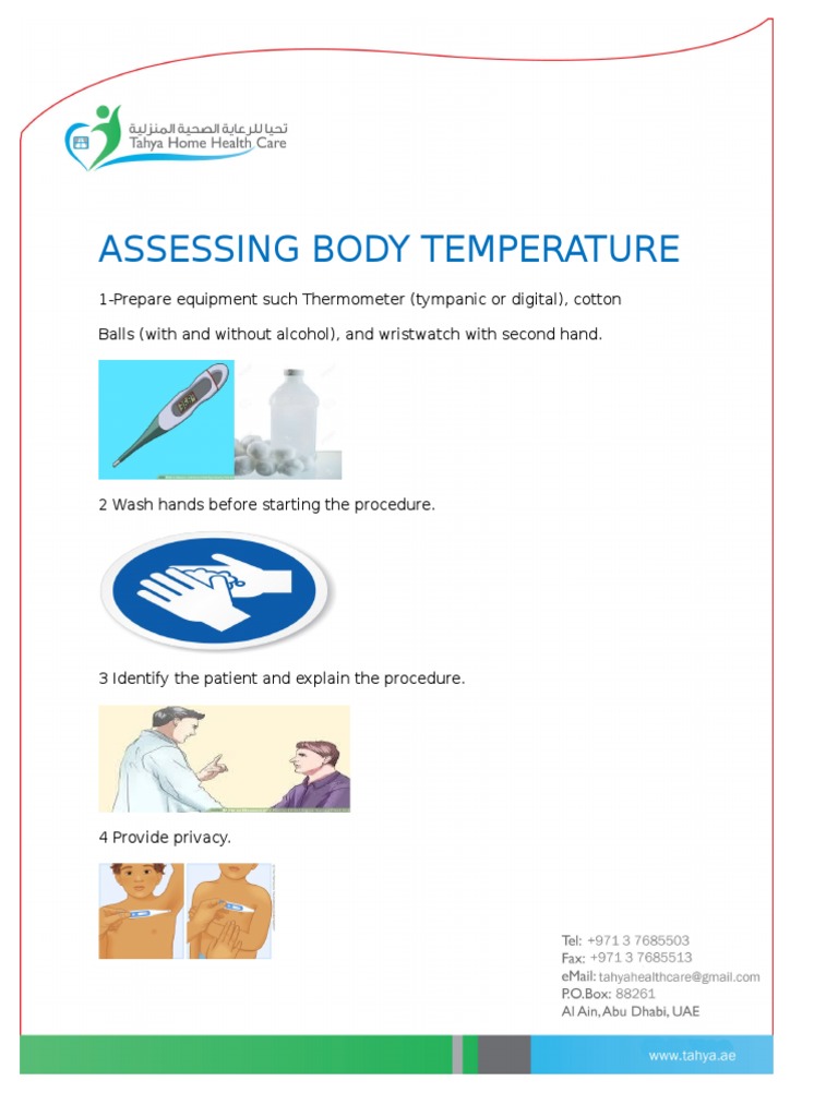 Assessing Body Temperature | PDF | Pulse | Heart Rate