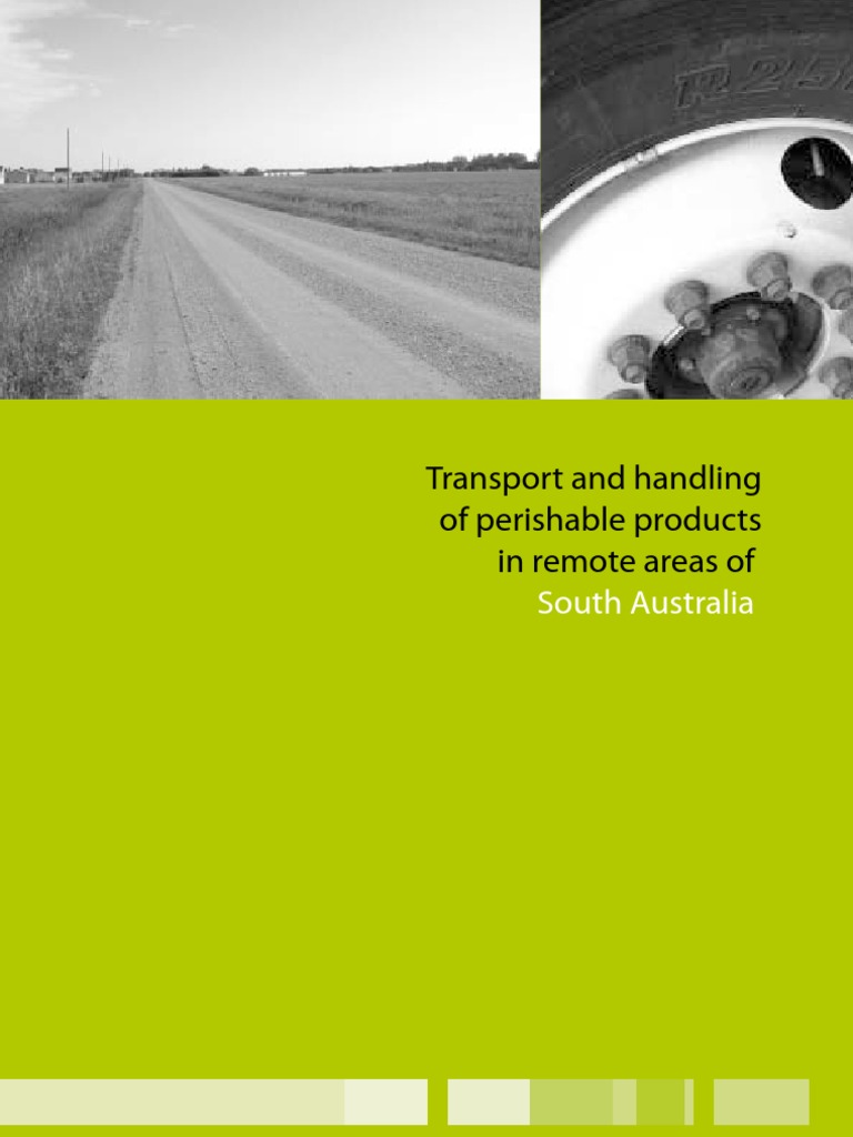 Transport and Handling of Perishable Products Inremote Areas | PDF ...