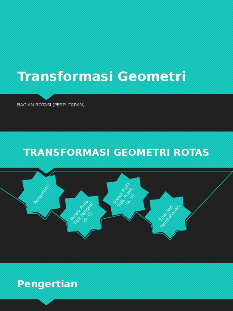 Rumus dan Contoh Rotasi Geometri | PDF
