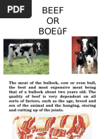 Beef Made Easy Cut Chart | PDF