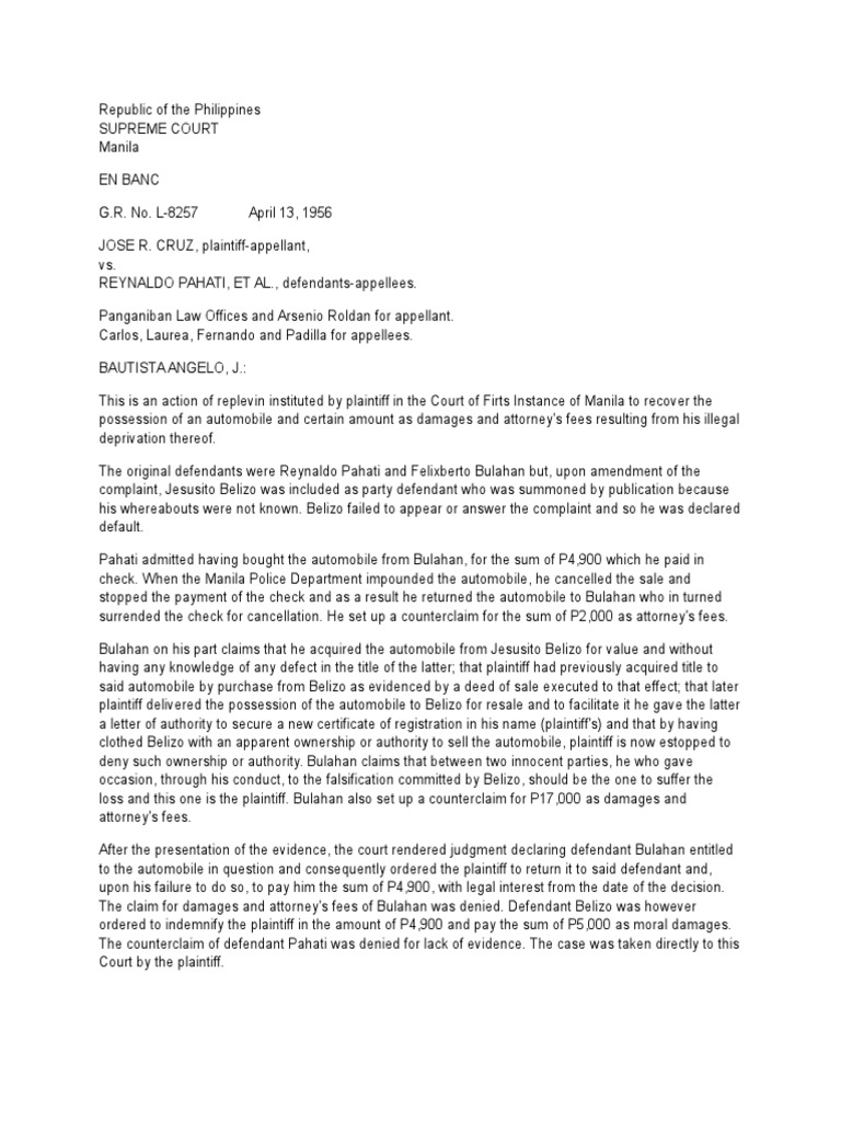 Sales.1505-1506 in Relation To Article 559 Cases.2016 | PDF | United ...