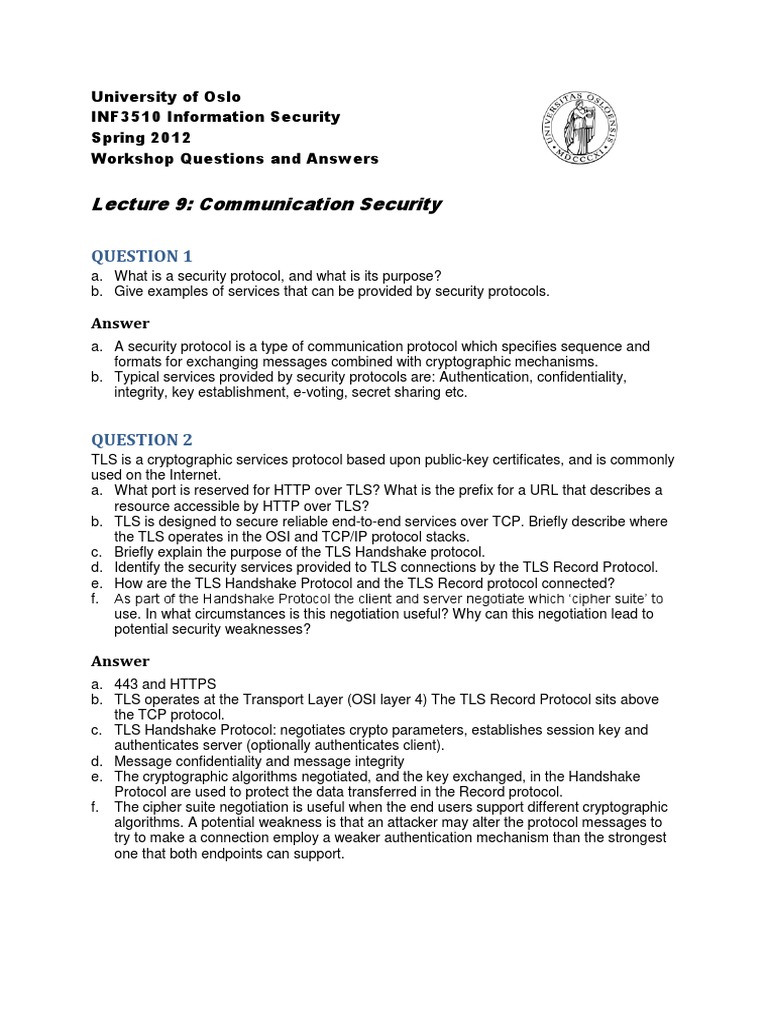 Security Protocols for Internet Banking | PDF | Transport Layer ...