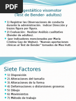 Protocolo de Bender para Adultos | PDF