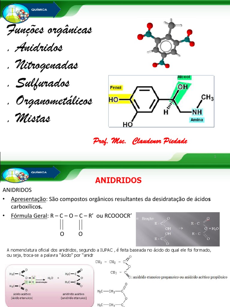 Funcoes Nitrogenadas e Outras | PDF | Amina | Nitrogênio