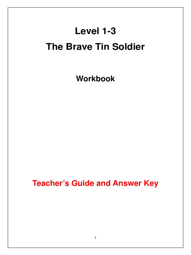 The Brave Tin Soldier Workbook Guide | PDF | Leisure