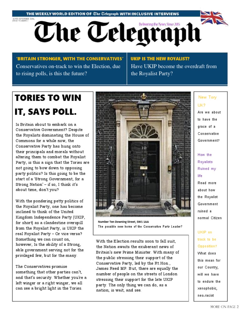The Telegraph - First Edition | PDF