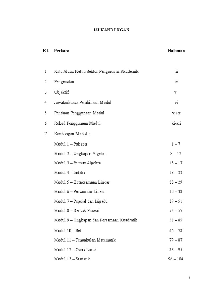 Over View Solaf Math SPM 2014 | PDF