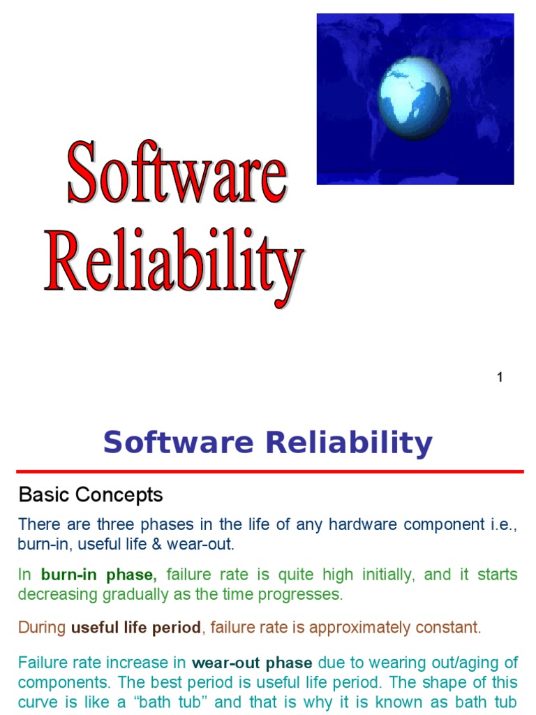 2@software Reliability | PDF | Reliability Engineering | Software Quality