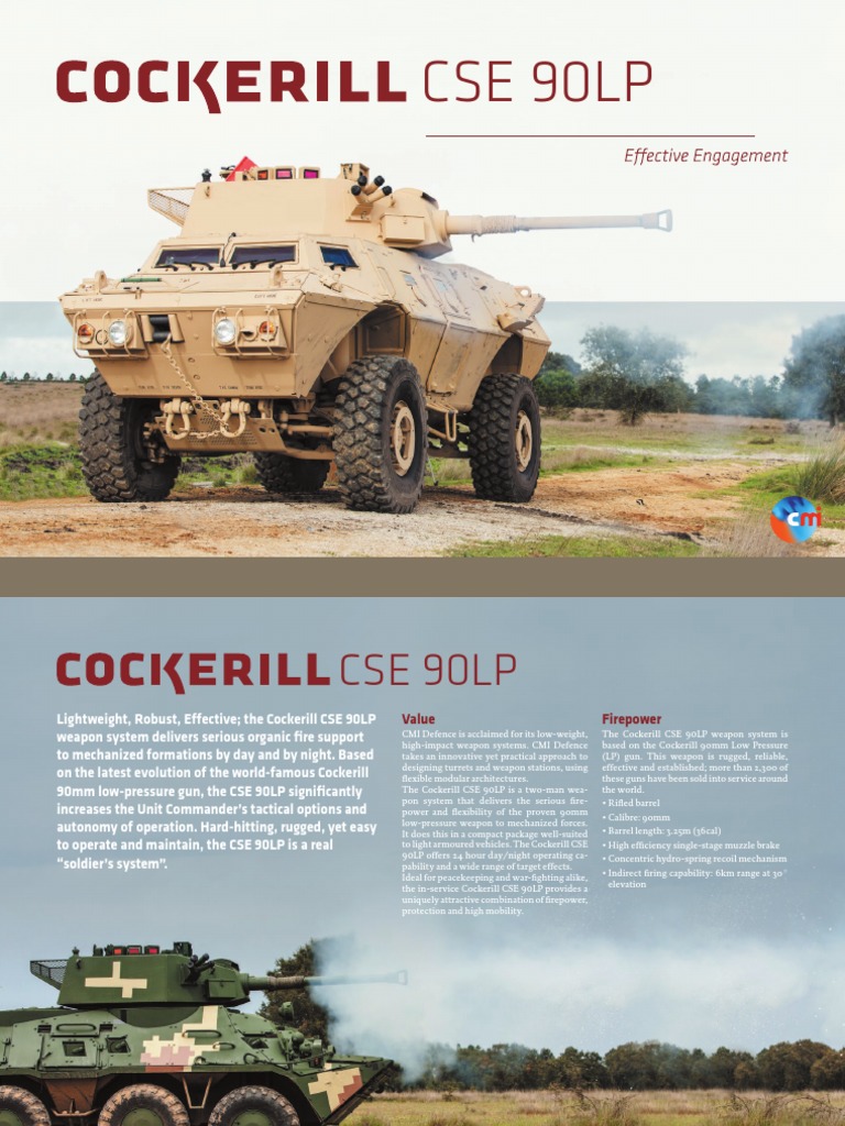 CMI Defence Cockerill CSE 90LP | Artillery | Gun Turret