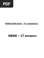 NBME 15 BLOCK 1-4 (No Answers Version) | PDF | Streptococcus | Vagus Nerve