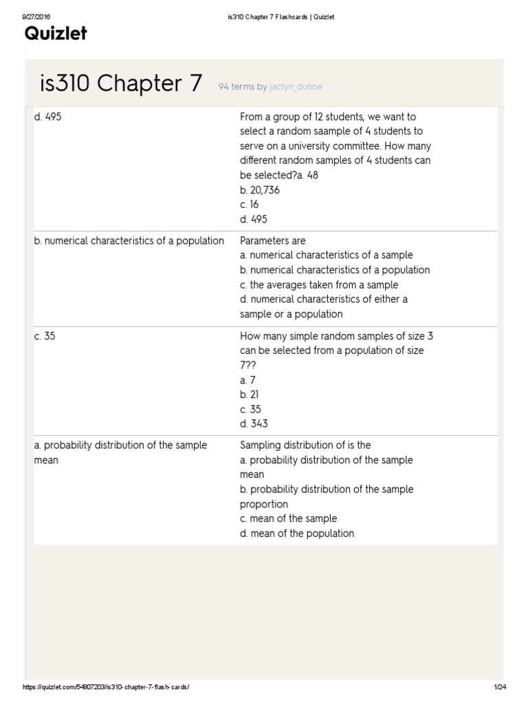 7 | PDF | Standard Error | Normal Distribution