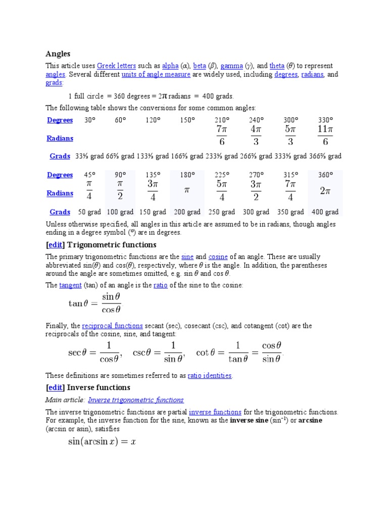 Angles: Greek Letters Alpha Beta Gamma Theta Angles Units of Angle ...