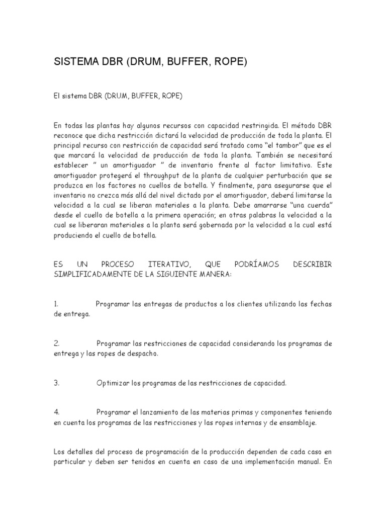 Sistema DBR | PDF | Almacenador intermediario de datos | Software