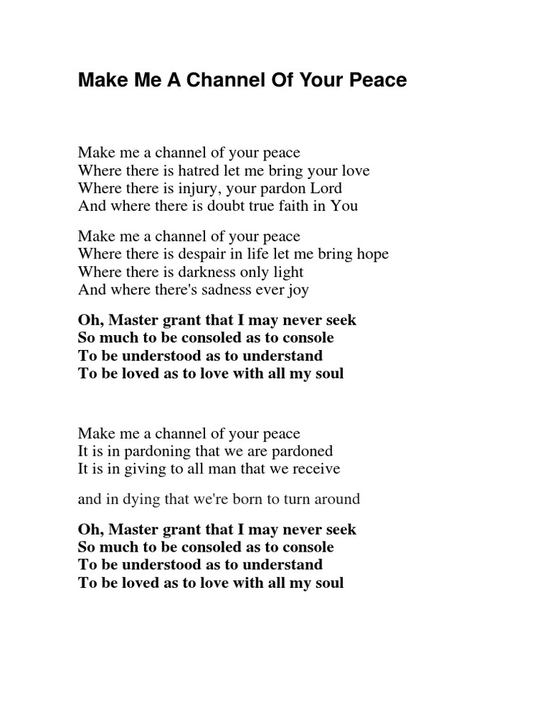 Make Me A Channel | PDF