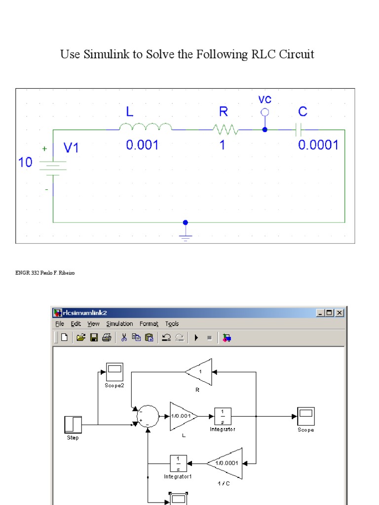 RLC Spice Simulink 1 | PDF