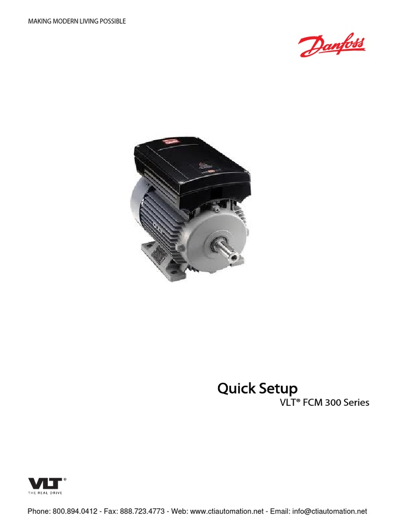 Danfoss FCM300 Quick Setup | PDF | Mains Electricity | Relay