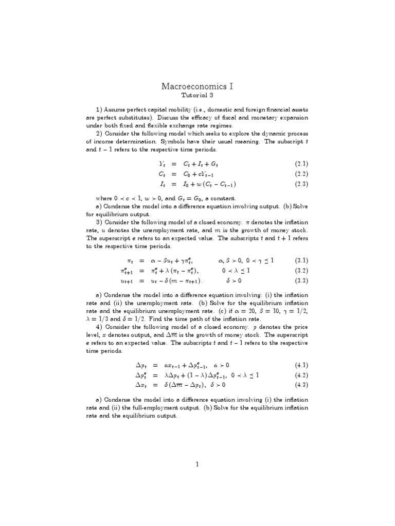 MSE 15 Tutorial 3 | PDF