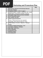 General Manager Check List Chart | PDF | Economies | Business