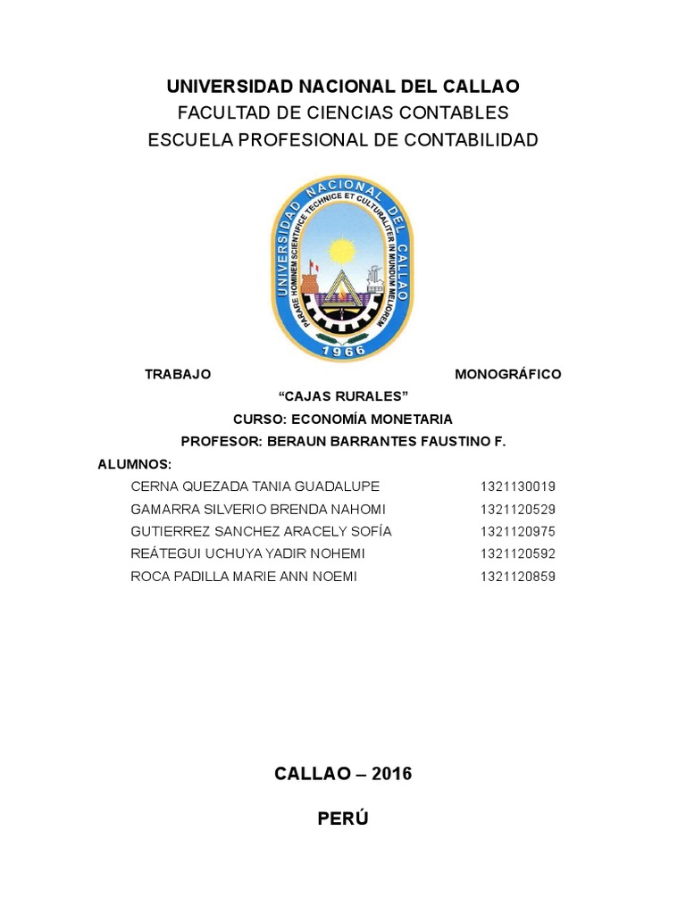 Cajas Rurales CRAC | PDF | Cooperativa | Bancos