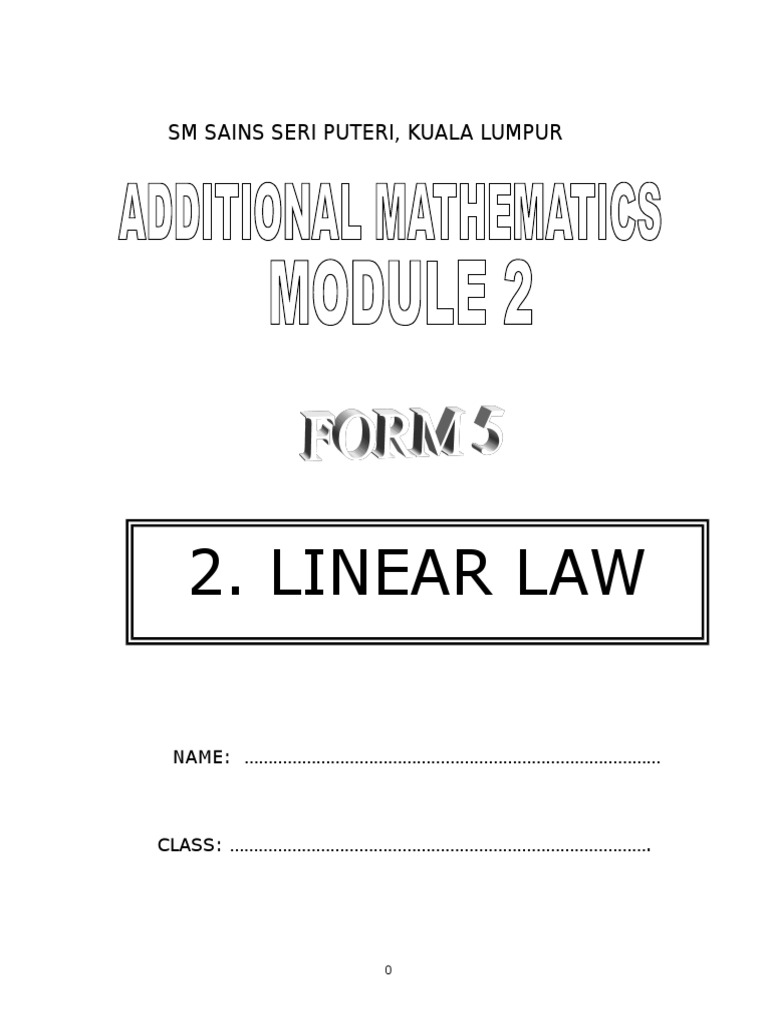 Linear Law | PDF