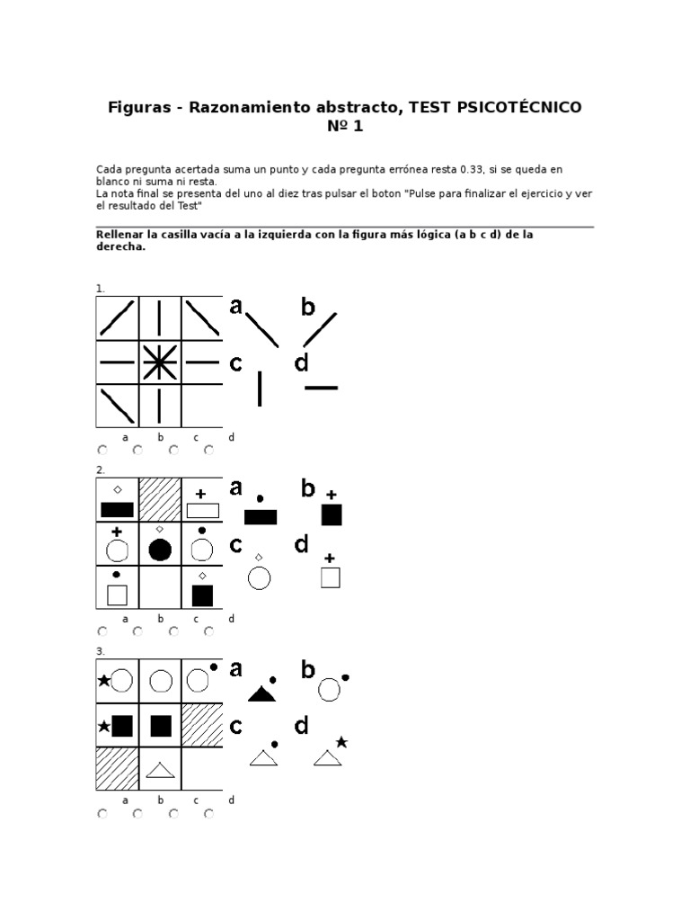 Test Psicométrico | PDF