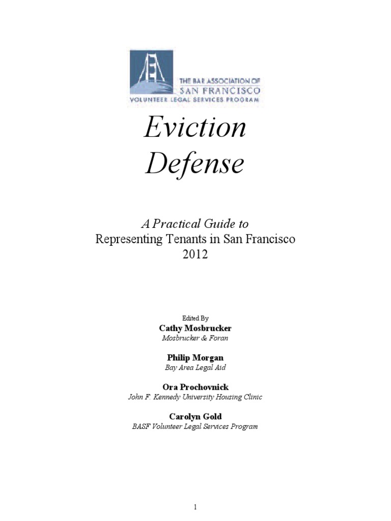 Eviction Defense Guide for Tenants | PDF | Eviction | Leasehold Estate