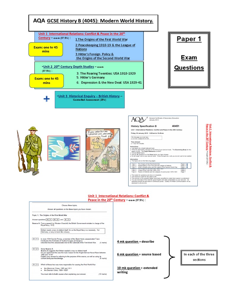 History Paper One Exam Questions | PDF | Austria Hungary | Wilhelm Ii