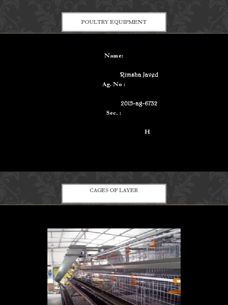 Poultry Equipment | PDF | Technology & Engineering