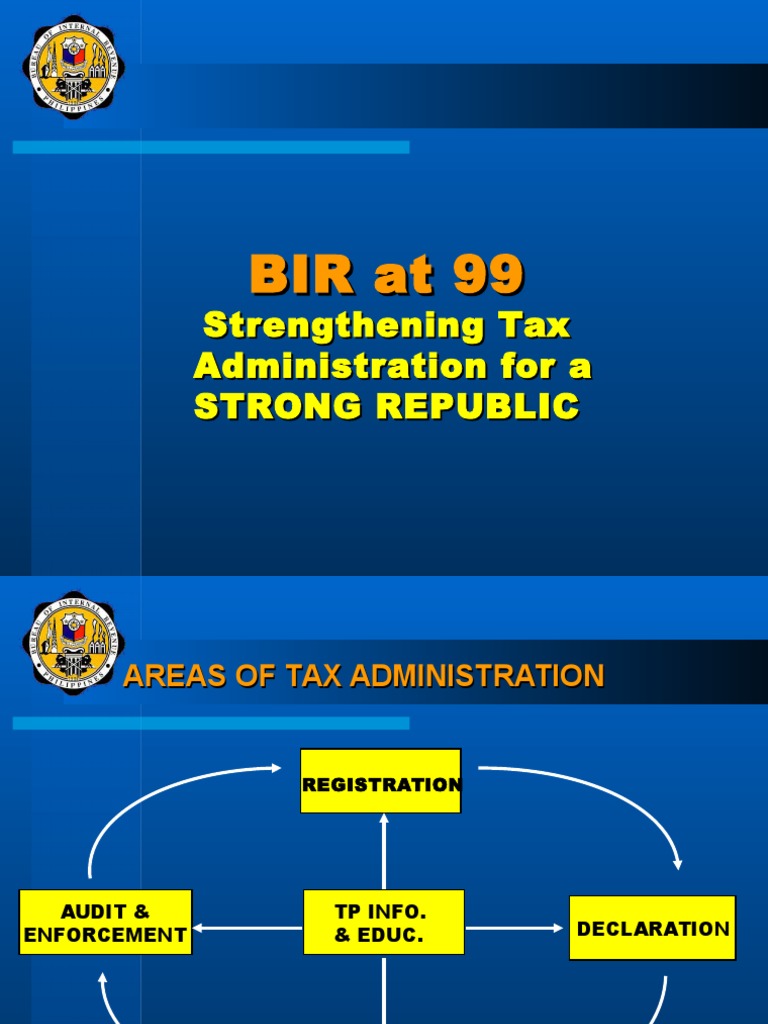 bir (1).ppt | Payments | Taxes