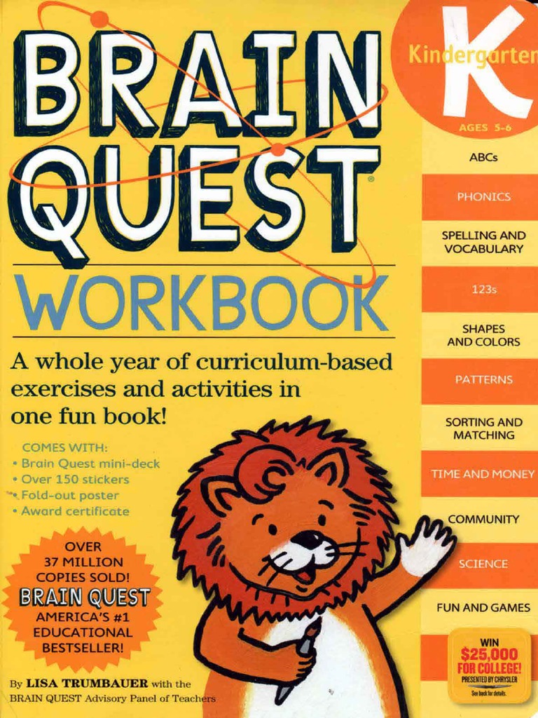 Workbook Kindergarten | PDF
