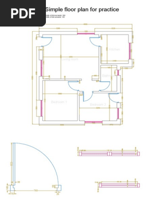 Autocad House Drawings For Practice