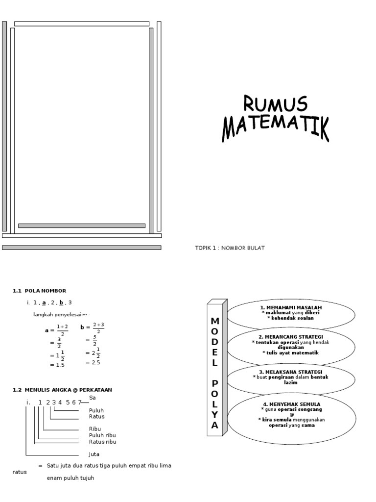 Rumus Matematik | PDF