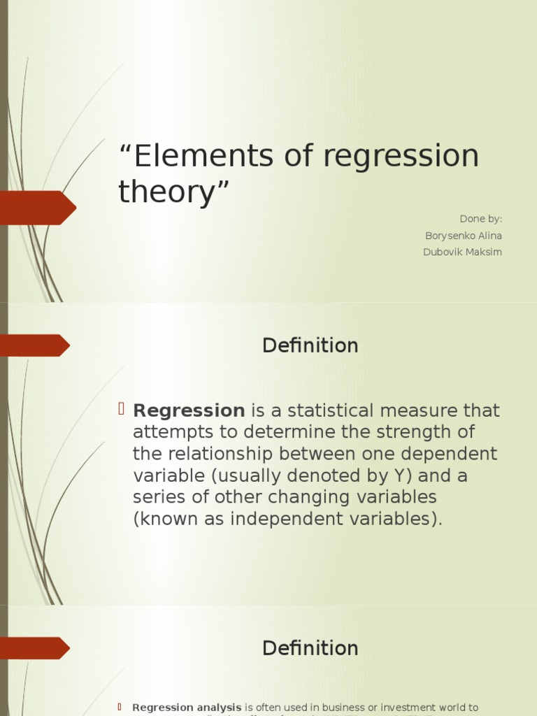 Math (Regression Theory) | PDF | Regression Analysis | Errors And Residuals