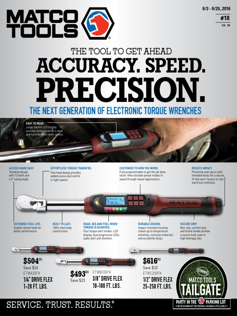 Matco Tools Promo #18 | PDF | Flashlight | Trailer (Vehicle)