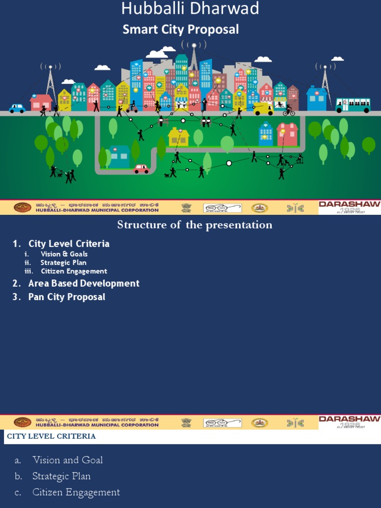 Draft Smart Cities Proposal Hubballi Dharwad1 PDF | PDF ...