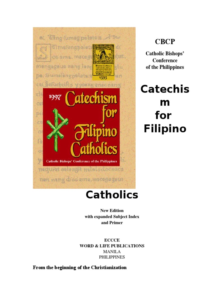 Catechism For Filipino Catholics CFC | PDF | Catechism | Catholic Church