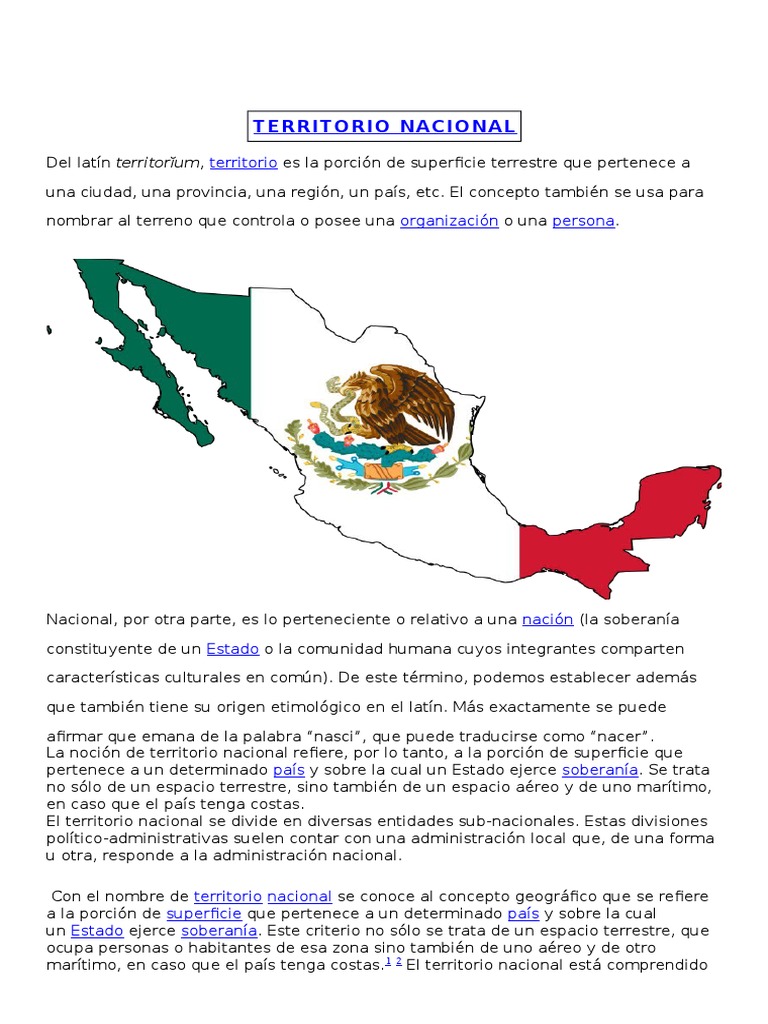 Territorio Nacional | PDF | Venezuela | México