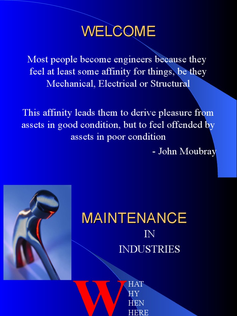 Maint Intro Pdf Nature