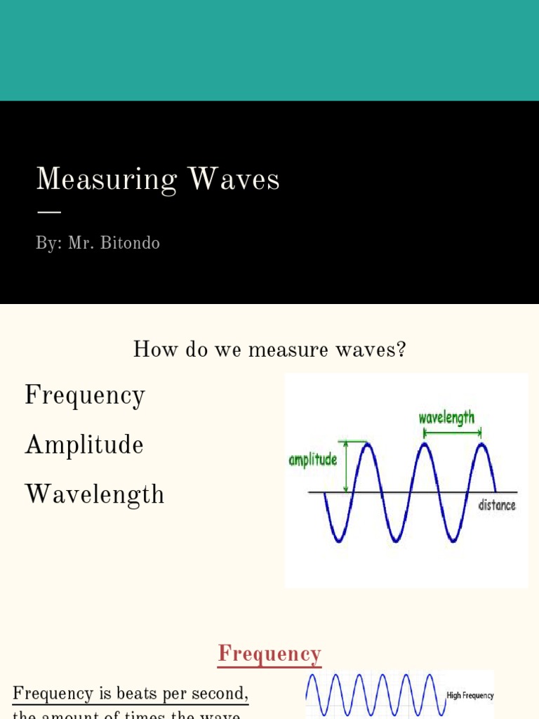 Measuring Waves 2 3 | PDF